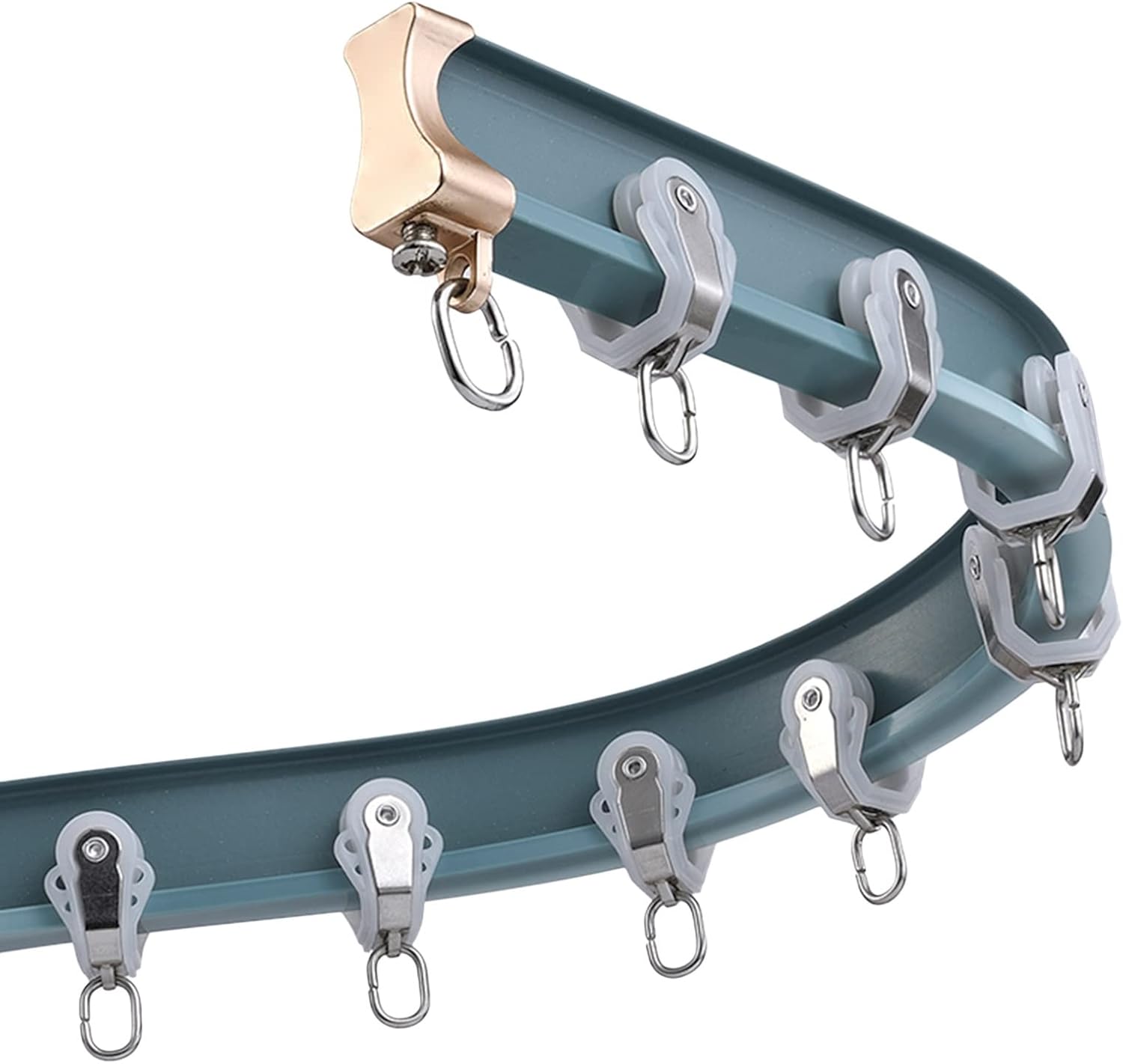 Amazon.com: Drop Ceiling Curtain Track Room Divider, Pink Blue Bendable ...