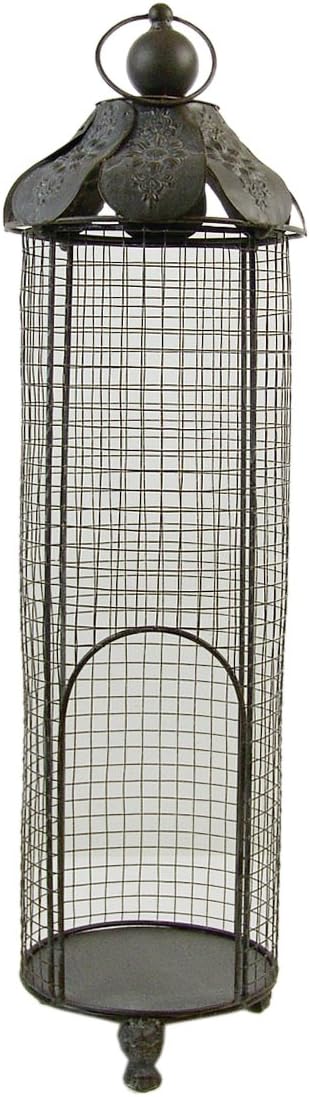 Amazon.com: Firefly Home Collection Antique Metal Bird Cage, 7.5 x 7.5 ...