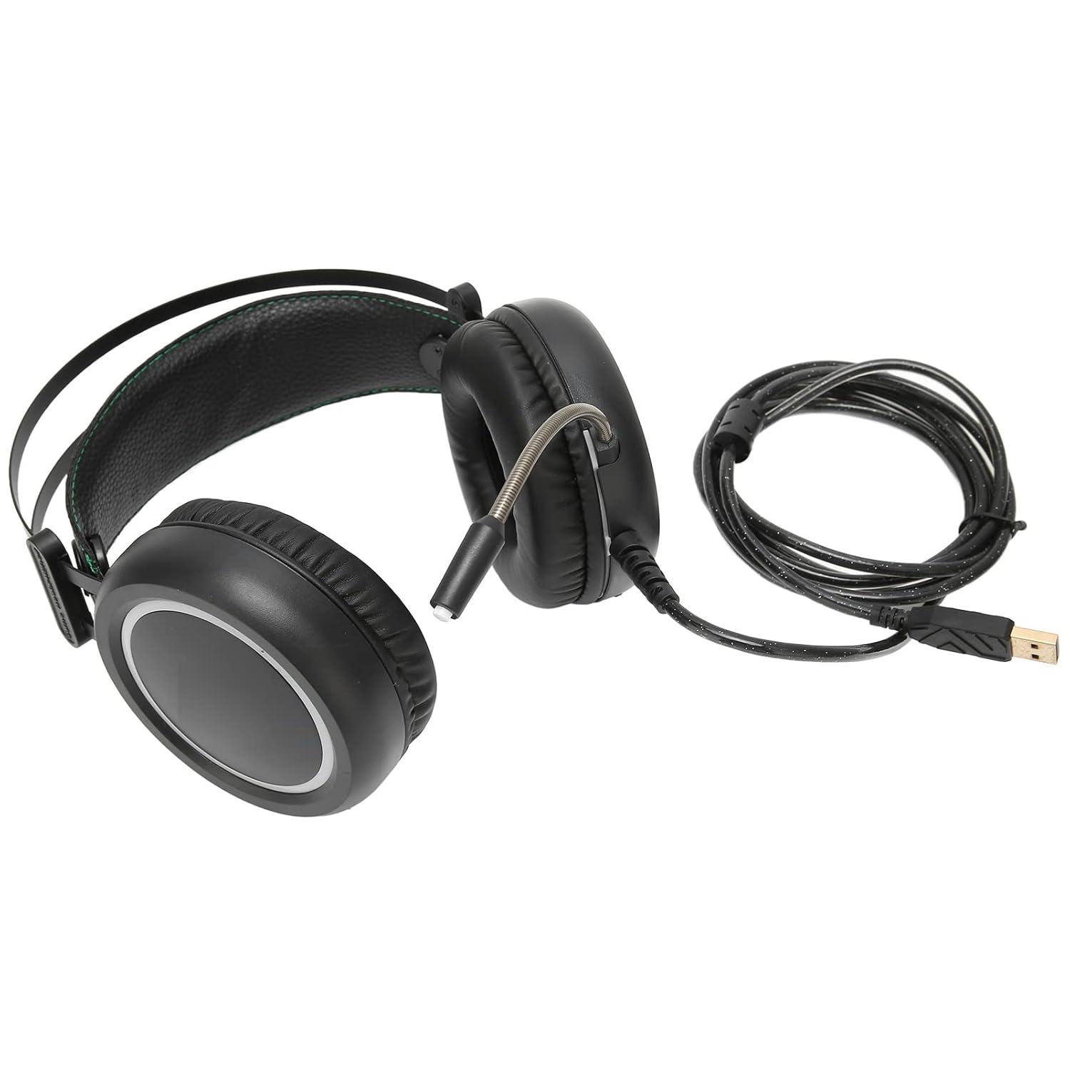 Gaming Headset, 50mm/2.0in Driver Noise Canceling Plug and Play 7.1 ...