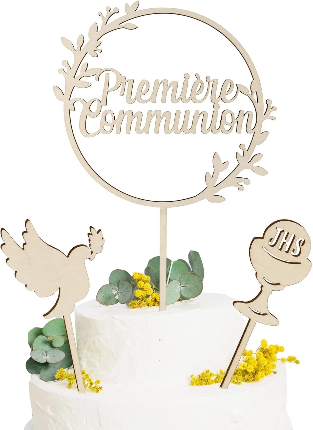 3PCS Décorations Communion Cakes Topper Première Communion Décoration ...
