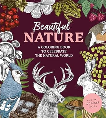 Amazon.com: Beautiful Nature Coloring Book: A Coloring Book to ...