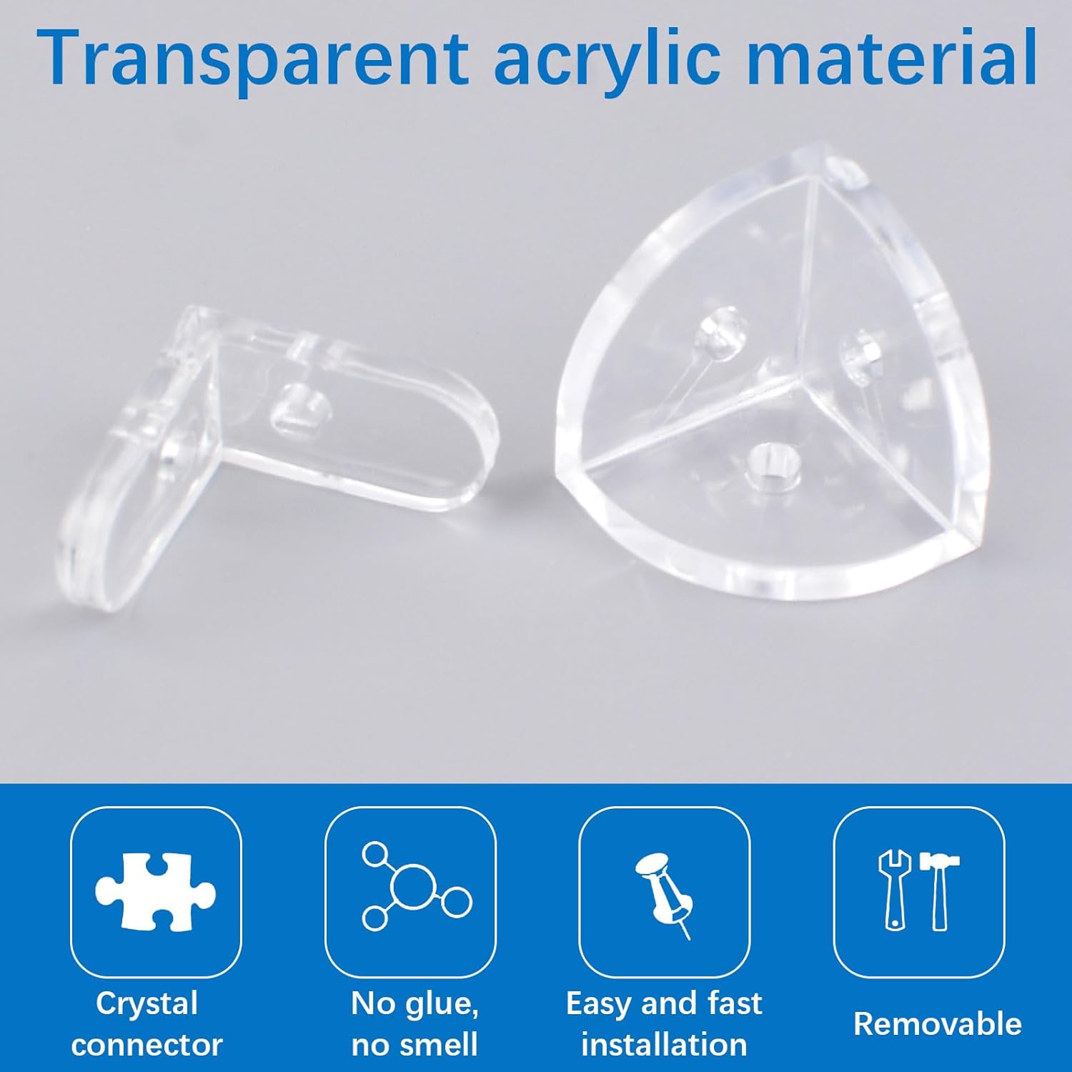 INCREWAY 16Pcs Acrylic Corner Code Connectors of 2 Philippines | Ubuy