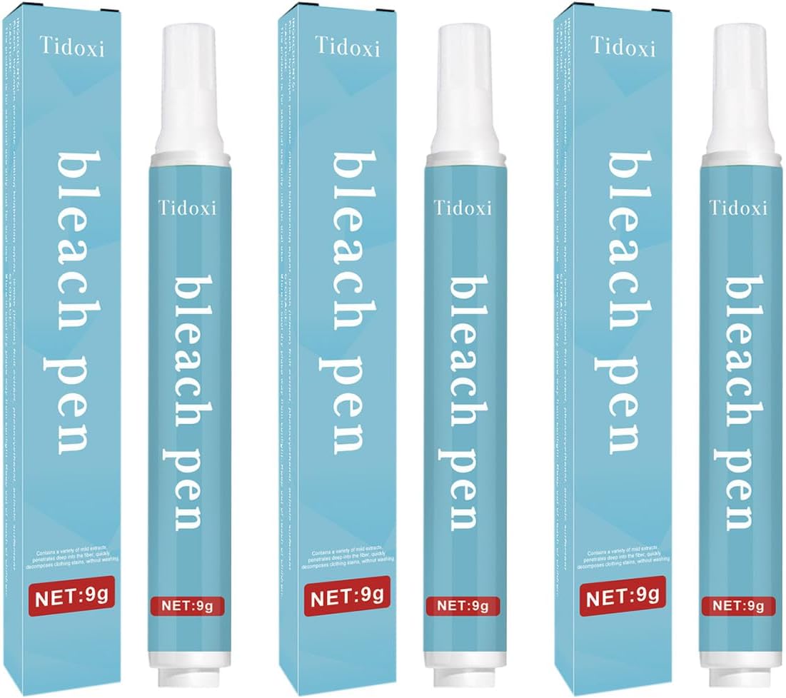 Amazon.com: Tidoxi 3PCS Bleach Pen,Bleach Pen for Clothing, Stain ...