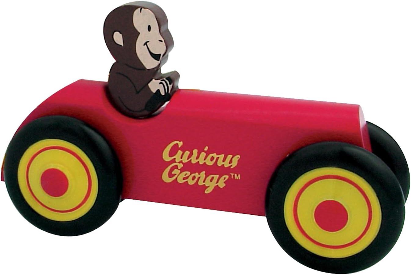 Schylling Curious George Wooden Car : Amazon.co.uk: Toys & Games