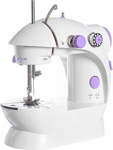Amazon.com: Mini Sewing Machine, Two-Speed Portable Sewing Machine With ...
