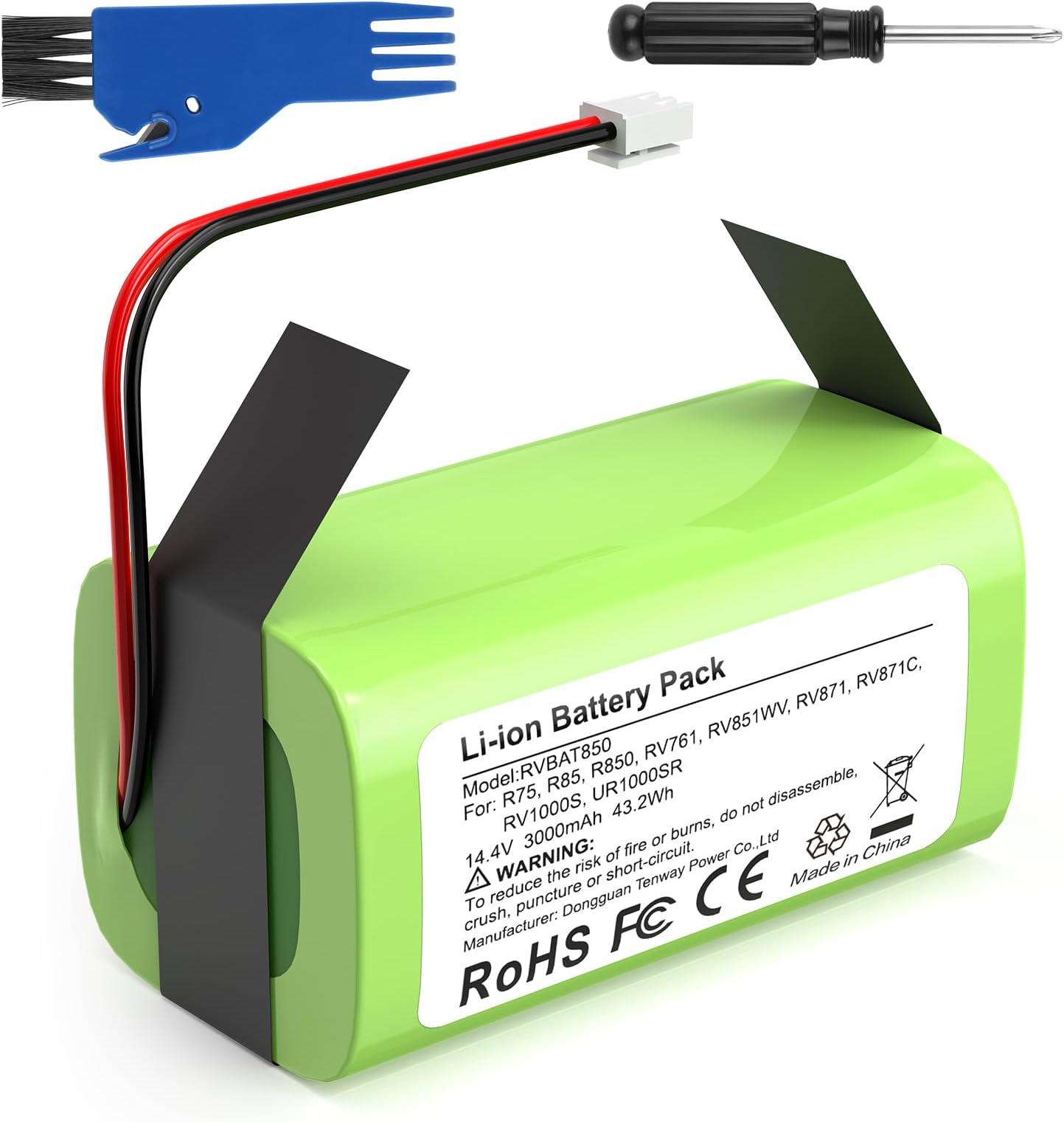 Amazon.com: TREE.NB Replacement for RVBAT850 Shark Ion Battery R75 R85 ...