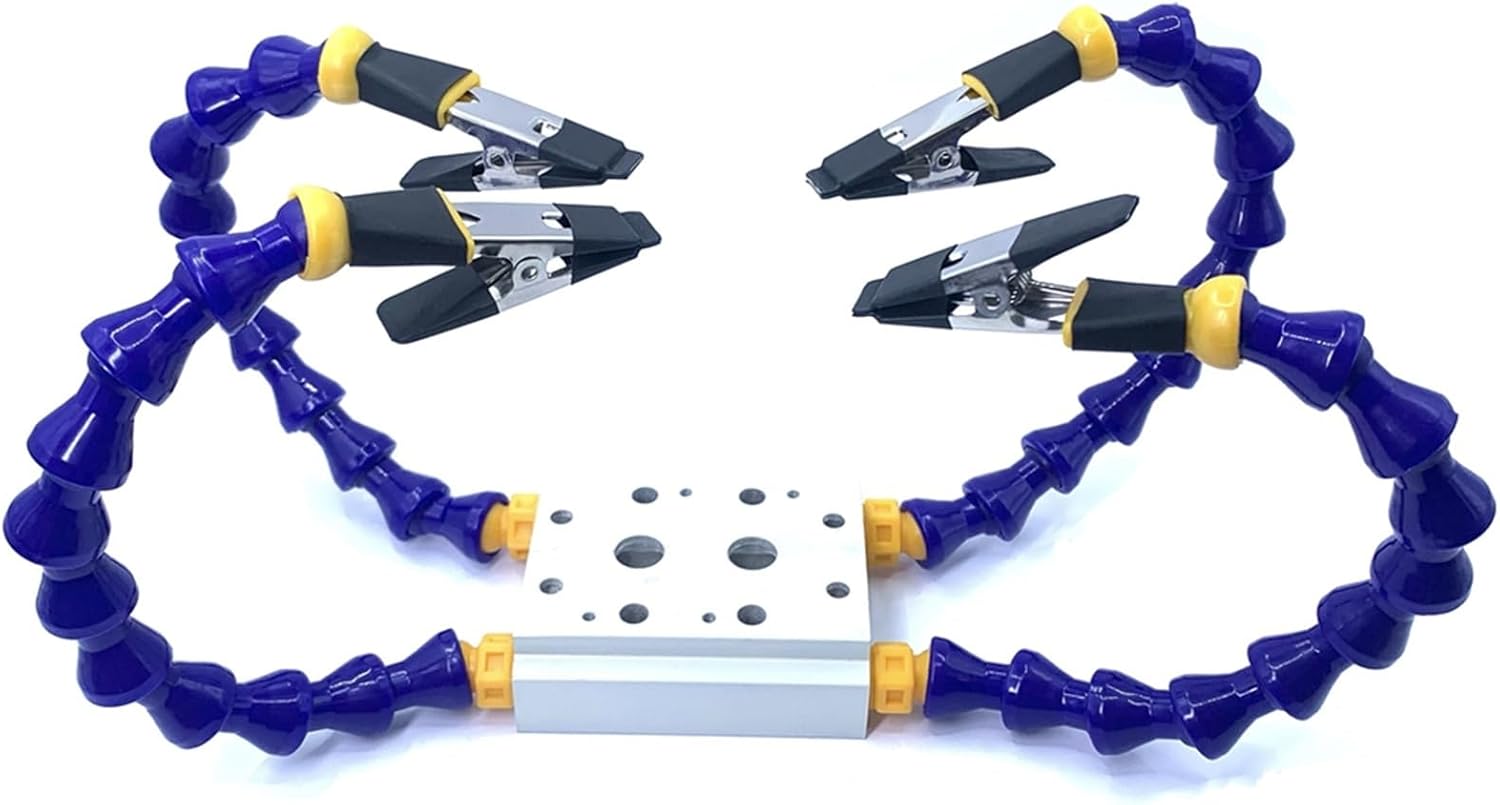 Soldering Helping Hands Bench Vise Table Clamp With Flexible Arms ...