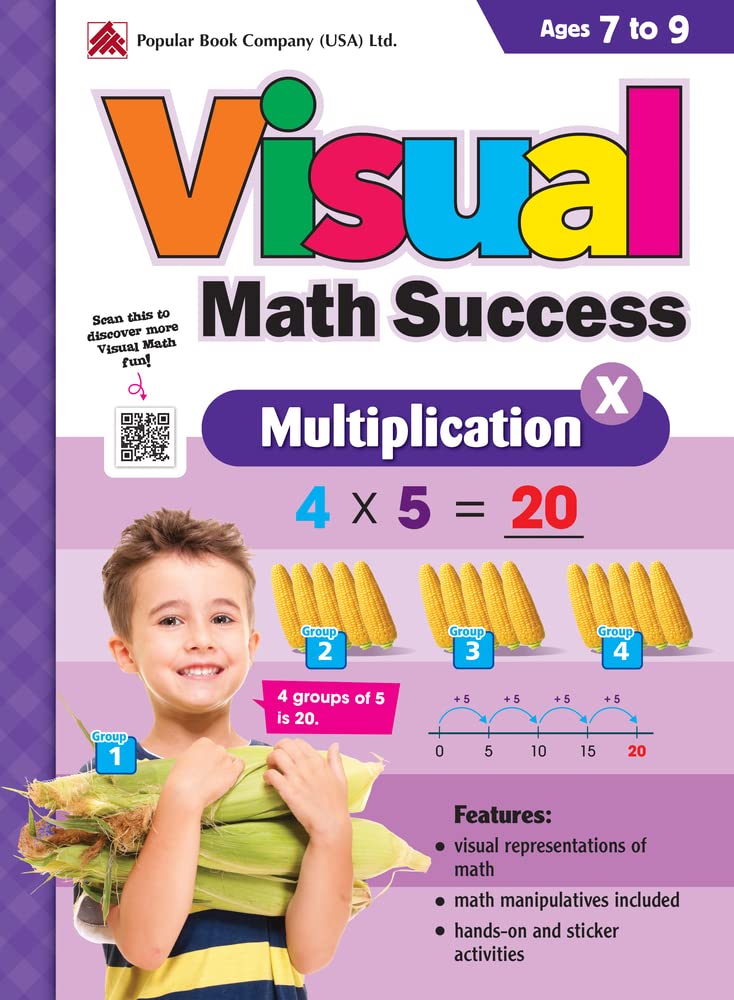 Visual Math Success: Multiplication: Popular Book Company USA ...