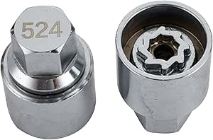 Anti Theft Car Locking Wheel Nut Key 524 or D Replacement for Security ...