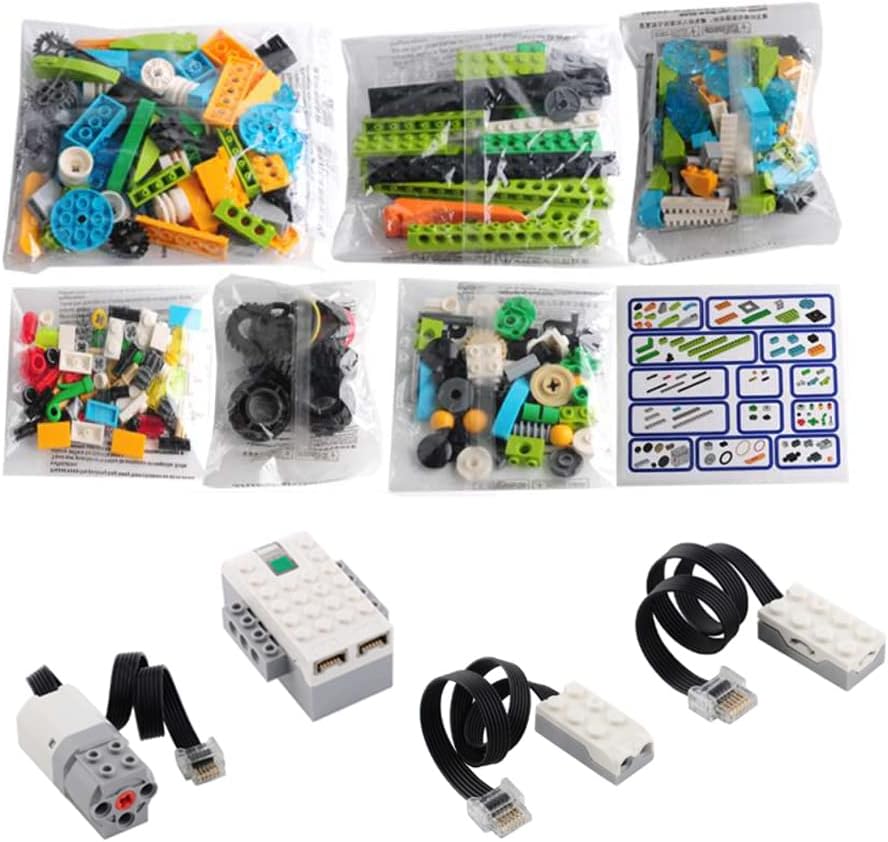 Amazon.com: 280PCS DIY Programing Robot Electronic Bricks+4PCS Hub ...