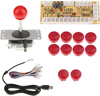Amazon.co.jp: DIY Kit Arcade Gaming PC Controller USB Encoder Board ...