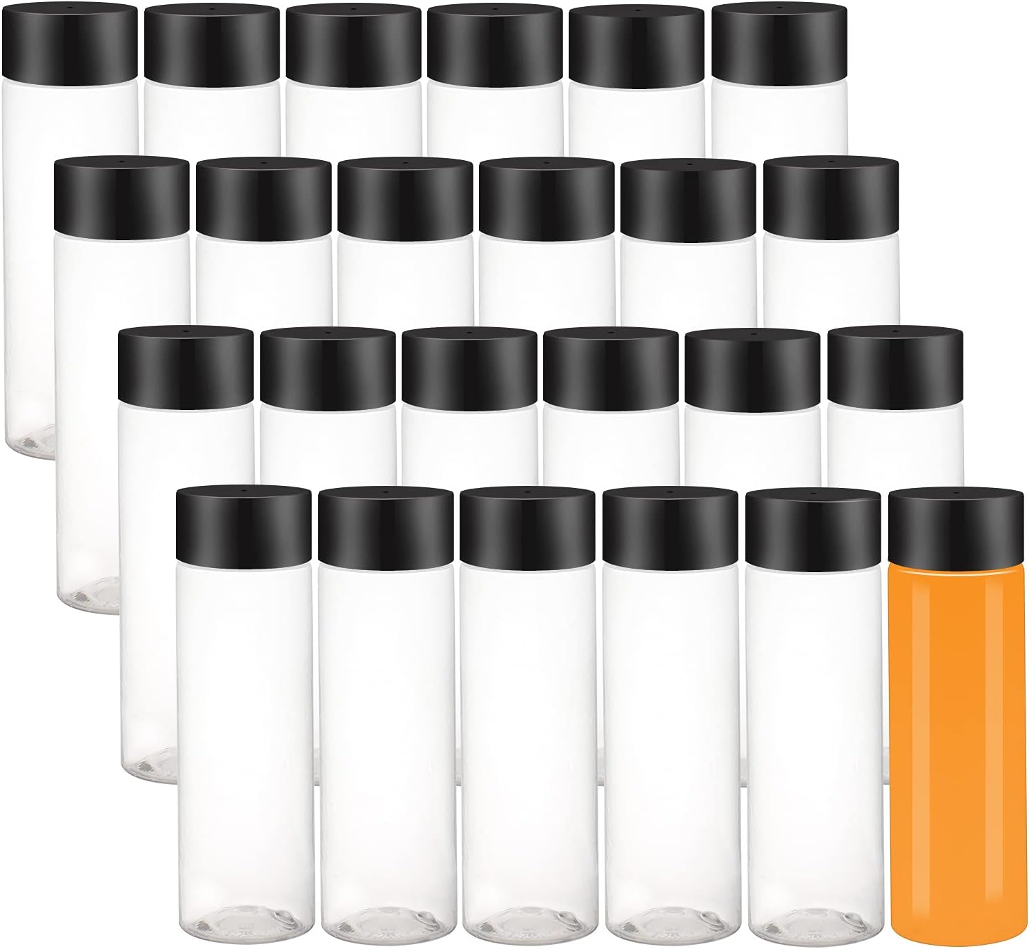 Amazon.com: Aneco 12 Pack 12 Ounce PET Empty Juice Bottles with Lids ...