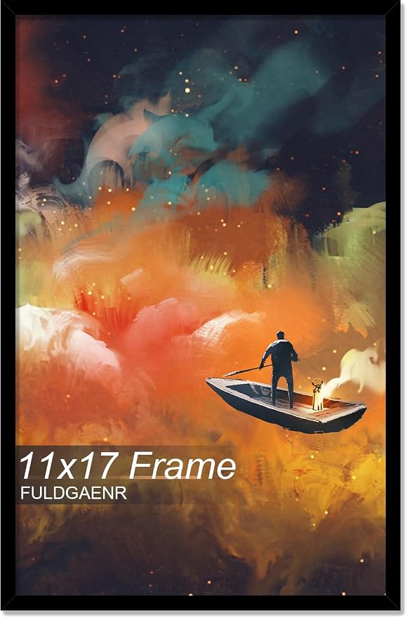 Amazon.com - FULDGAENR 11x17 Picture Frame, Black Frames for 11 x 17 ...