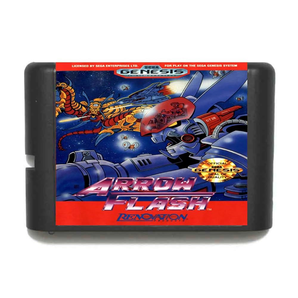 Amazon.com: Arrow Flash 16 Bit MD Game Card For Sega Megadrive Genesis ...