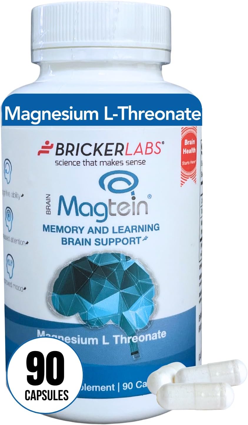 Life Extension Neuro-Mag Brain-Mag Pro Magnesium L-Threonate - 90 ...