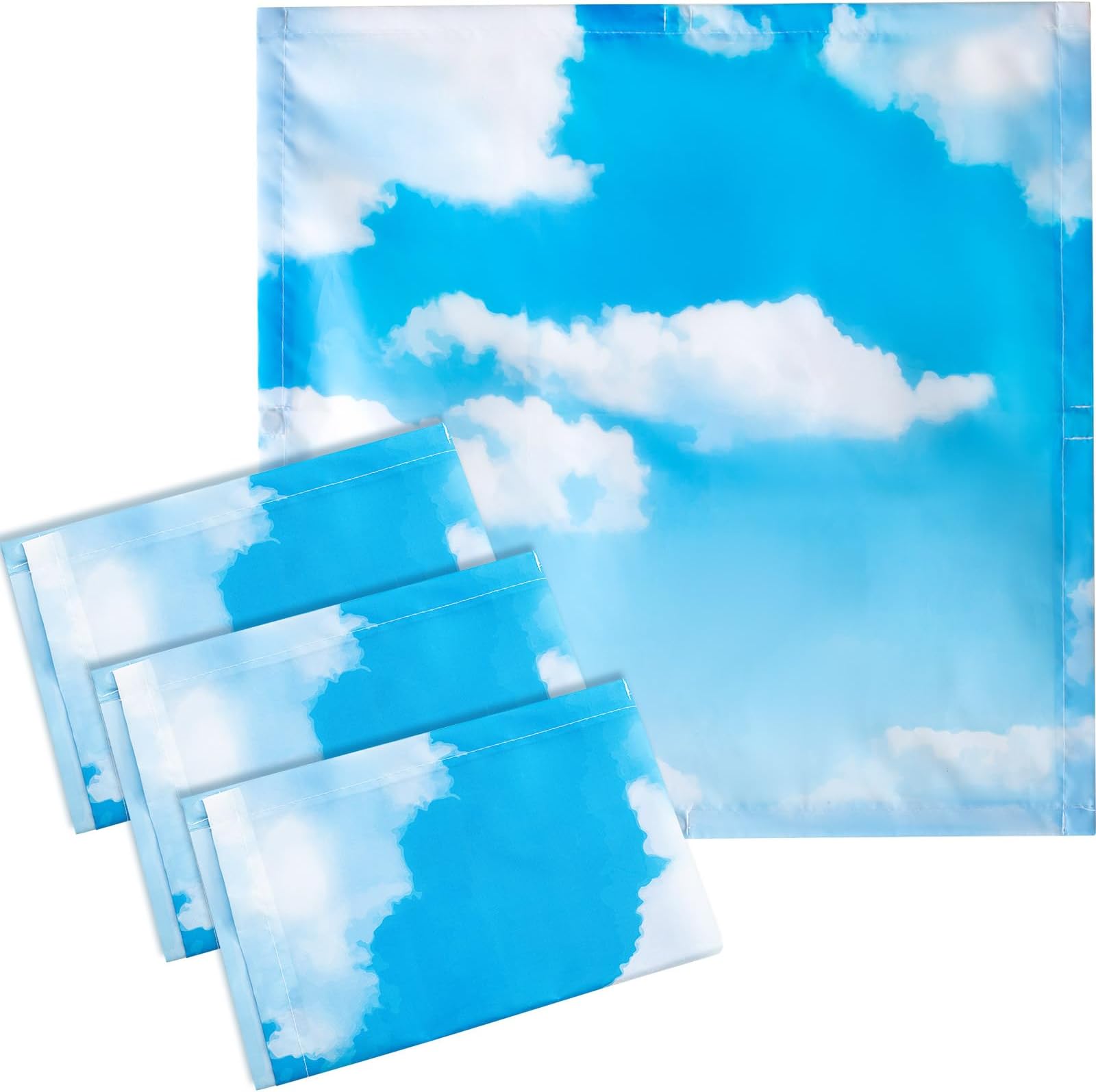 Molvyan Fluorescent Light Covers for Ceiling Lights Classroom 4 Pcs ...