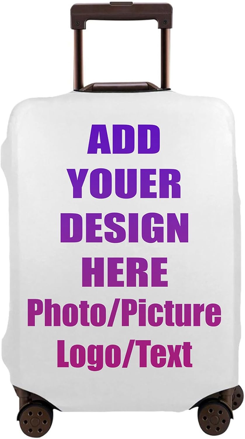 Amazon.com | NELife Custom Luggage Cover For Suitcase,Personalized ...