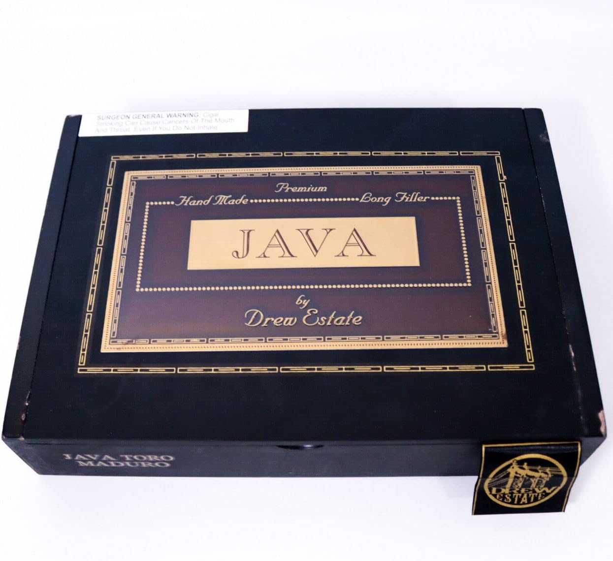 Amazon.com: Java Toro Maduro Empty Wood Cigar Box 10" x 7.25" x 2 ...