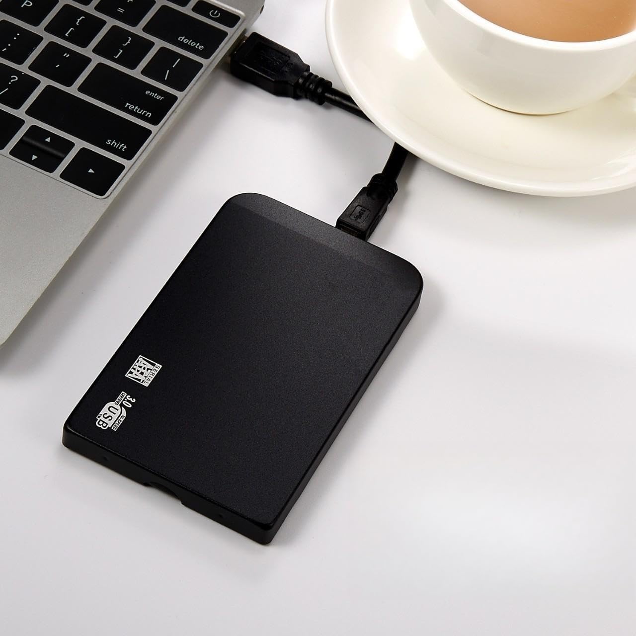 2TB External Hard Drive-USB 3.0 Portable HDD Ultra Slim External Hard ...