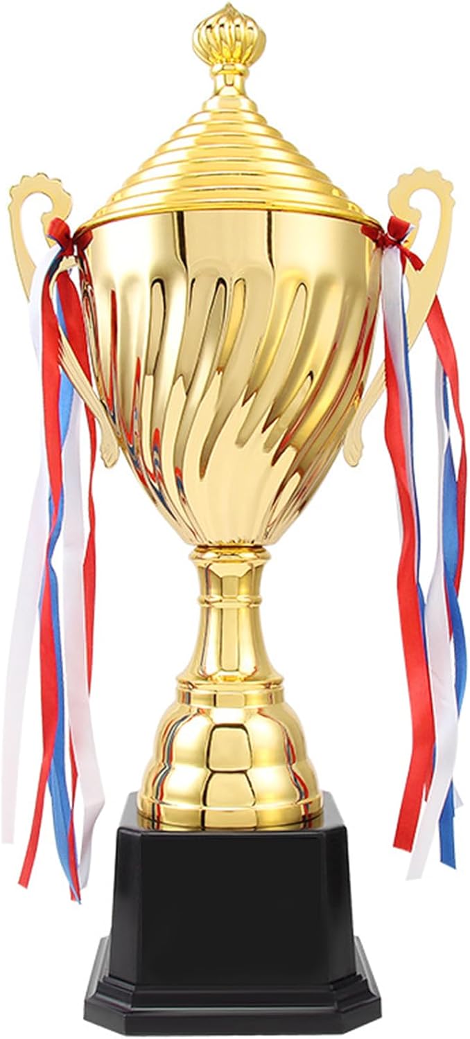 SINGOMON 1 grand trophée d'or en métal de 40 cm pour championnats ...
