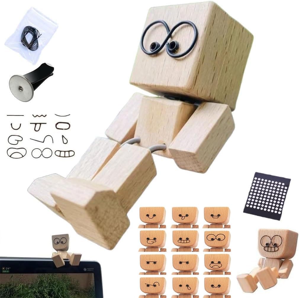 Amazon.com: Charming Little Wooden Figure That Sways with 12PCS ...