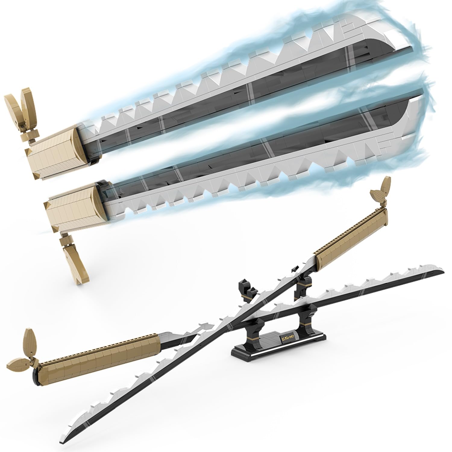 Amazon.com: Tarcury Anime Sword Building Kit - Hashibira Inosuke Sword ...
