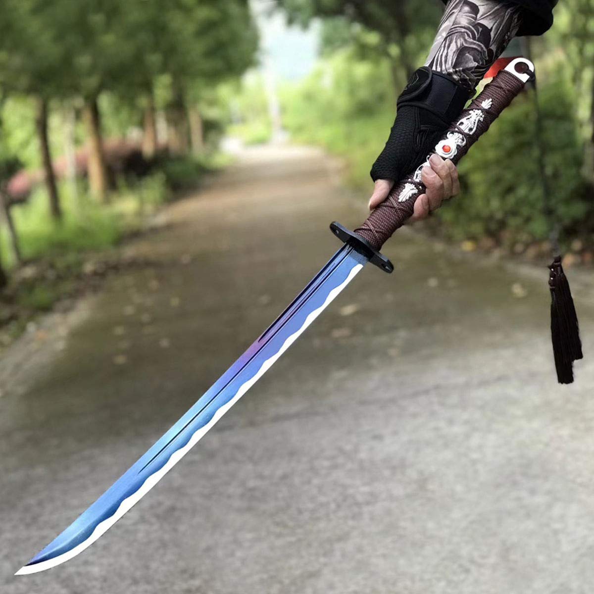 LQBJ 36 inch Katana Samurai Sword Japanese Full Tang 1...B08LGKVCS8 ...