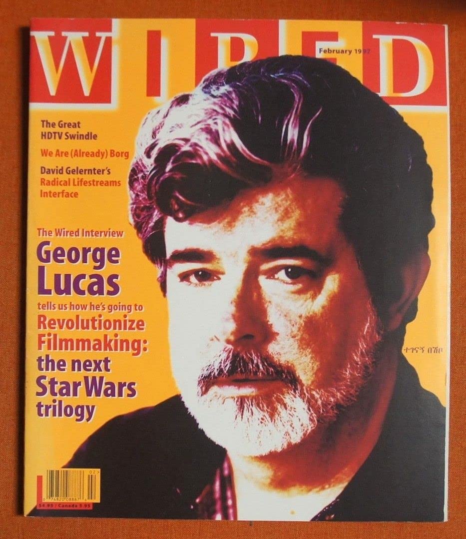 Wired, February 1997. George Lucas cover story: Wired Magazine Group ...