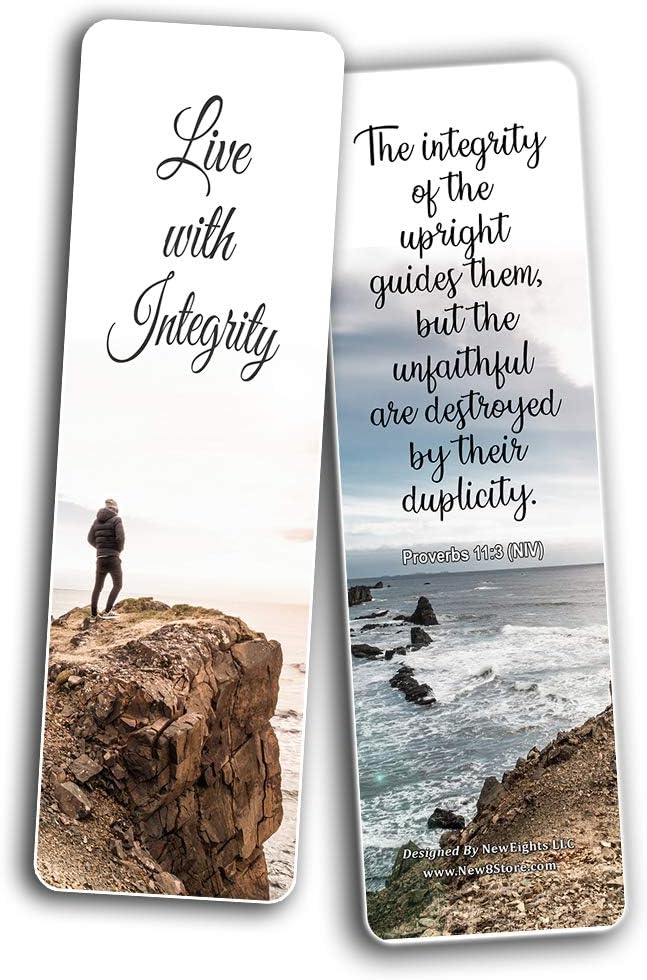 Bible Verses About Integrity Bookmarks (60-Pack) – BigaMart