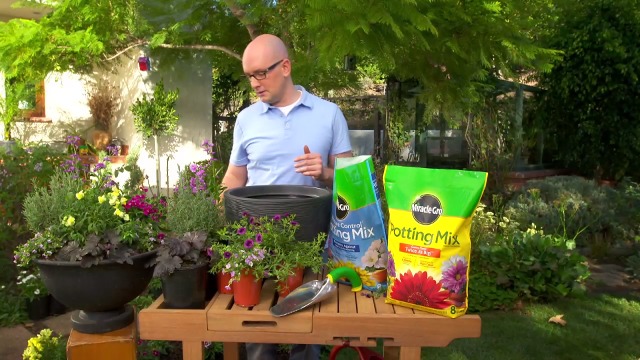 Watch How to Use Miracle-Gro Potting Mix on Amazon Live