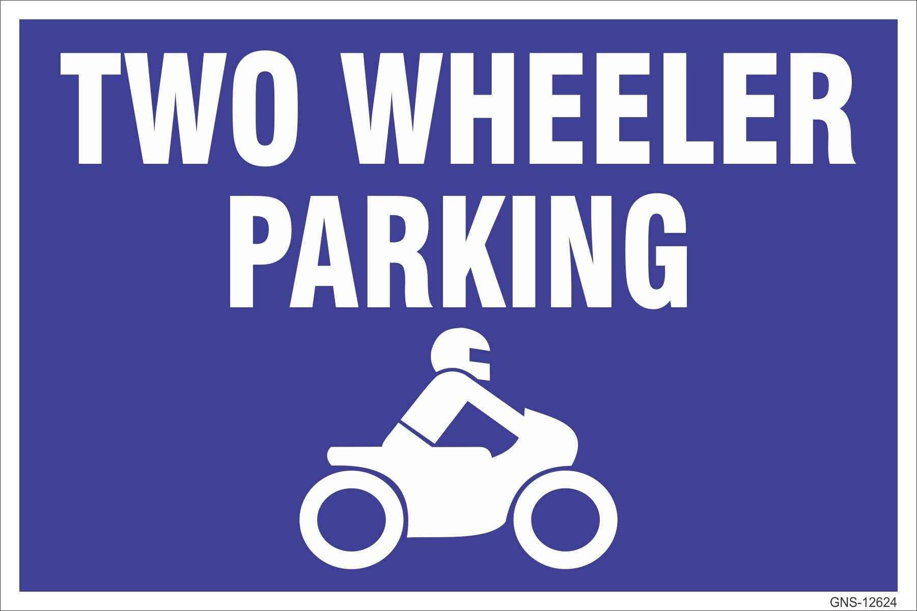 Aditya Sign® TWO WHEELER PARKING Sign Board for Office, House, Industry ...