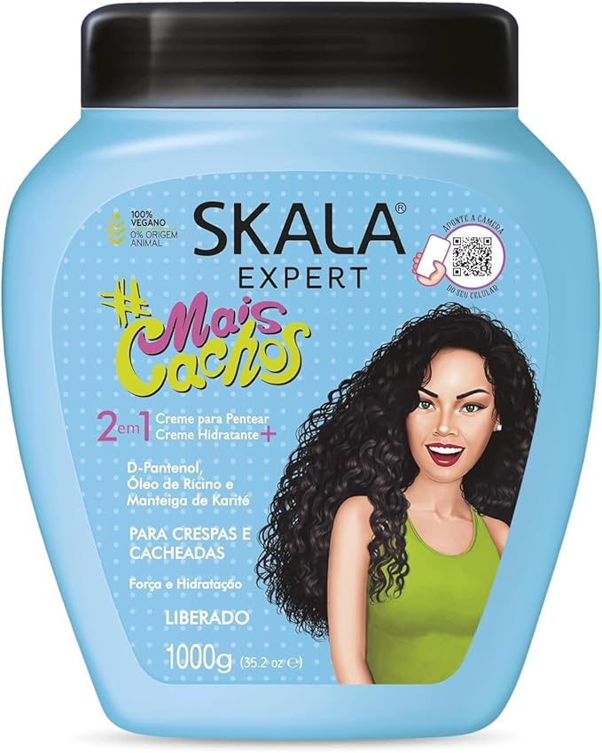 SKALA BRASIL #MAIS CACHOS 2 IN 1 TREATMENT CREAM + LEAVE-IN : Amazon.ca ...