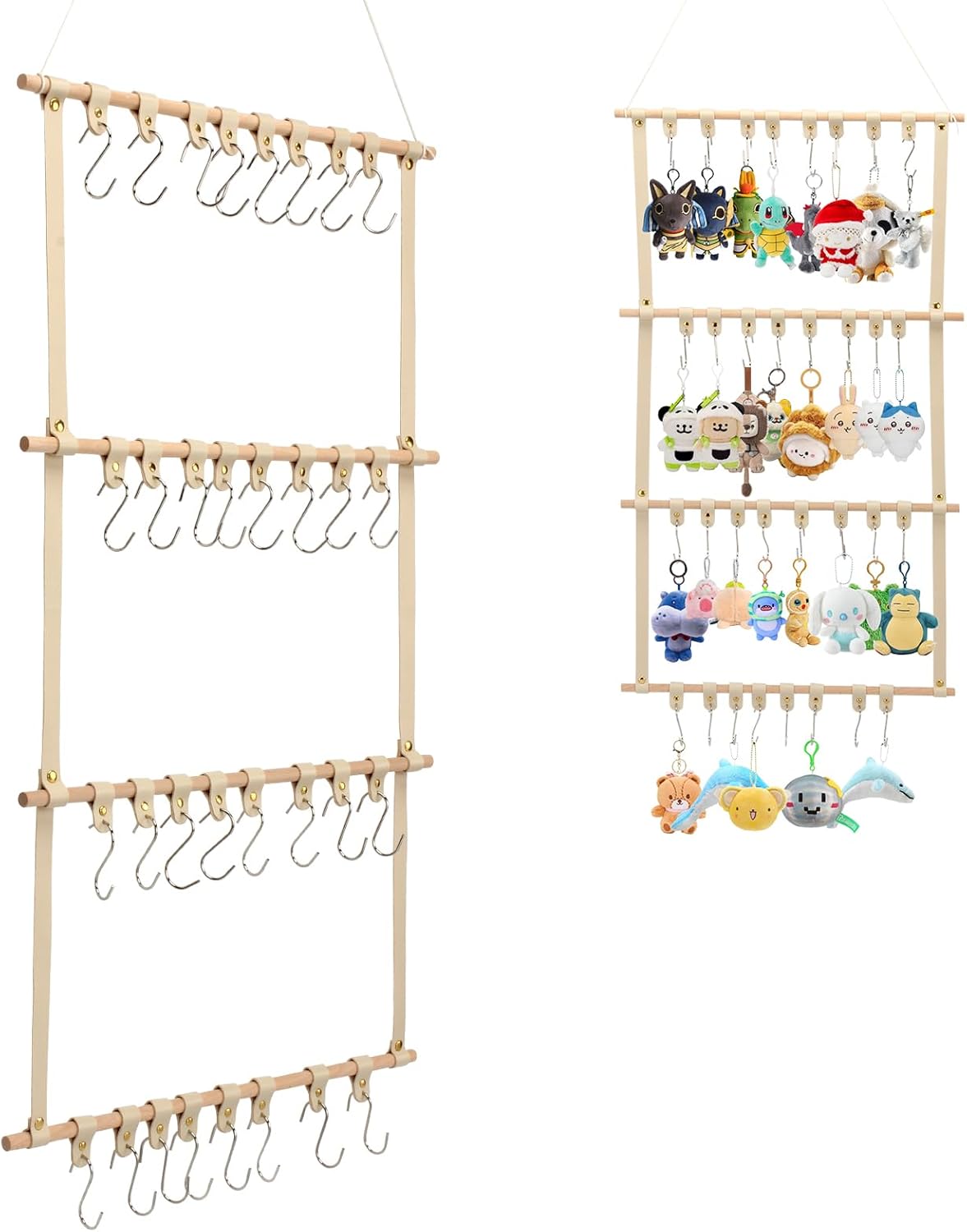 Amazon.com: Lxmxgk Hanging Display Storage Shelves, 32pcs Detachable ...