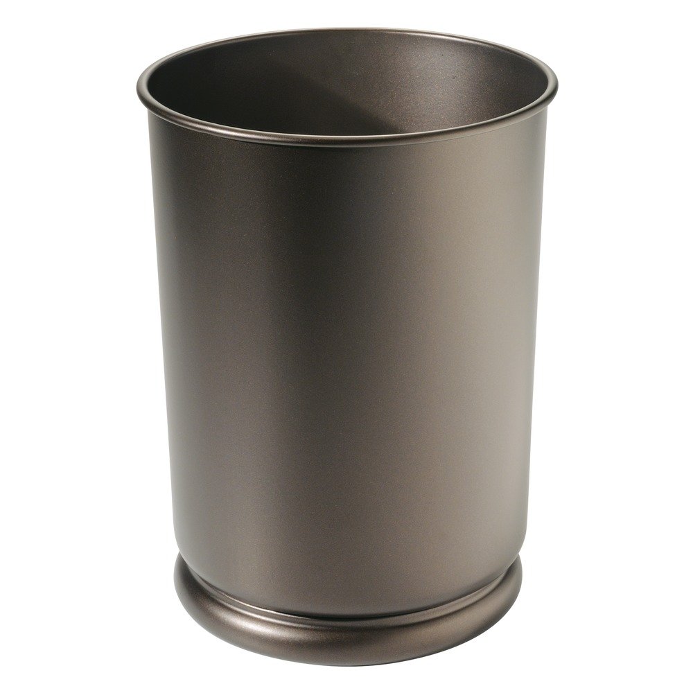 InterDesign Olivia Tall Wastebasket Trash Can - Bronze : Amazon.in ...
