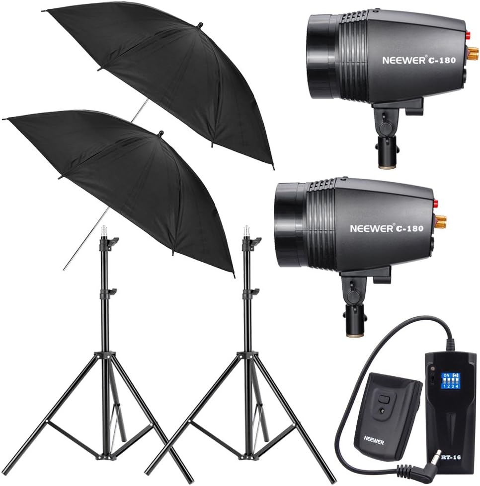 Neewer Portable Portrait Photography Lighting Kit - Lights, Flash ...