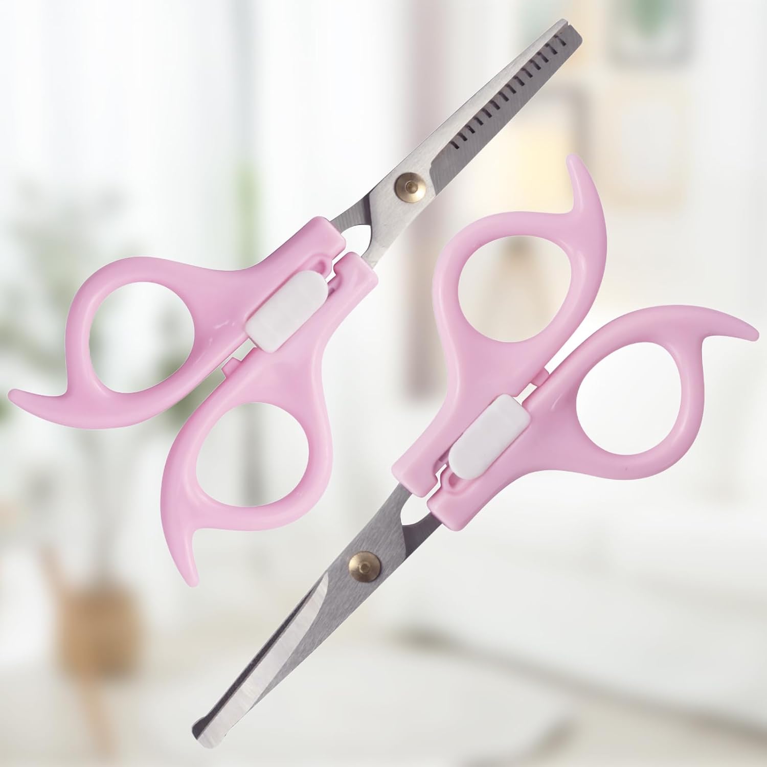 Amazon.com: Ergonomic Safety-Lock Hair Scissor Set: Professional ...
