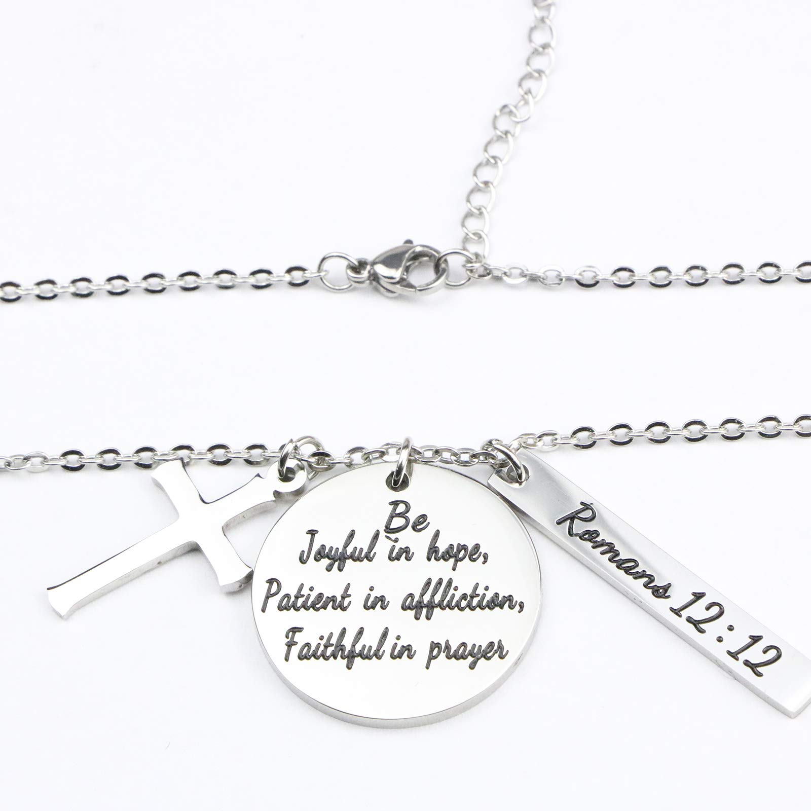 Snapklik.com : Christian Religious Necklace Stainless Steel Round ...