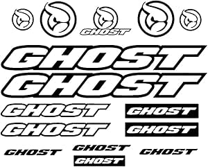 Amazon.com: WYJPFN 15pcs Stickers Vinyl for Ghost Bike Stickers Decals ...