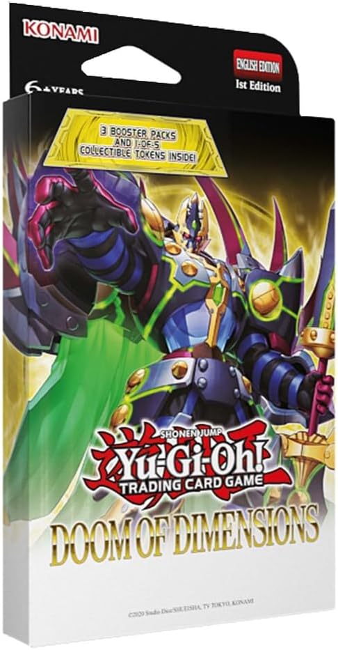 Yu-Gi-Oh! Doom of Dimensions 3-Pack Booster : Amazon.co.uk: Toys & Games