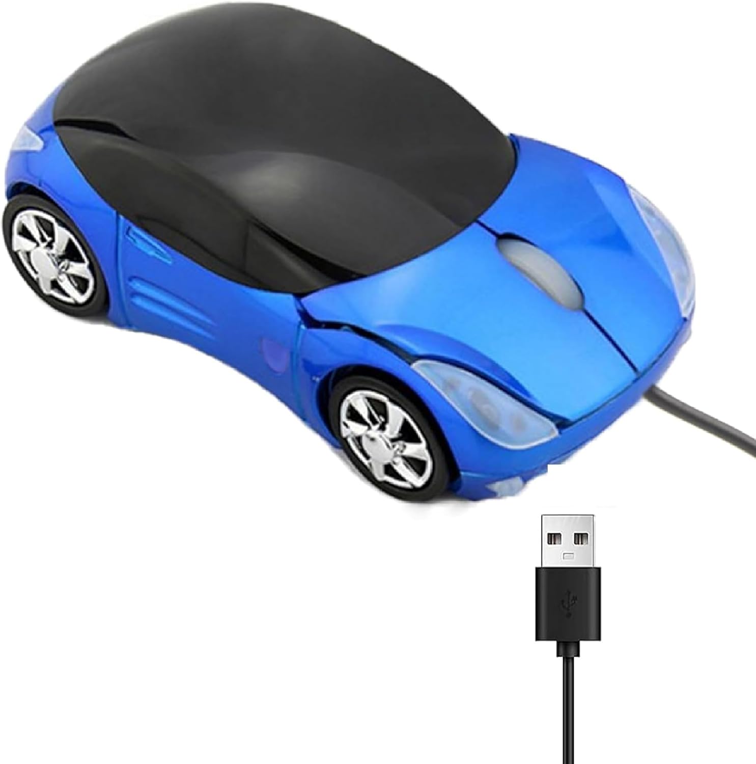 Amazon.com: Draduo Cool Sport Car Shape USB Wired Optical Mouse,1000DPI ...