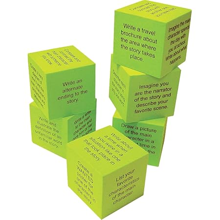 Amazon.com: Learning Resources Retell A Story Cubes, 6 Foam Cubes ...