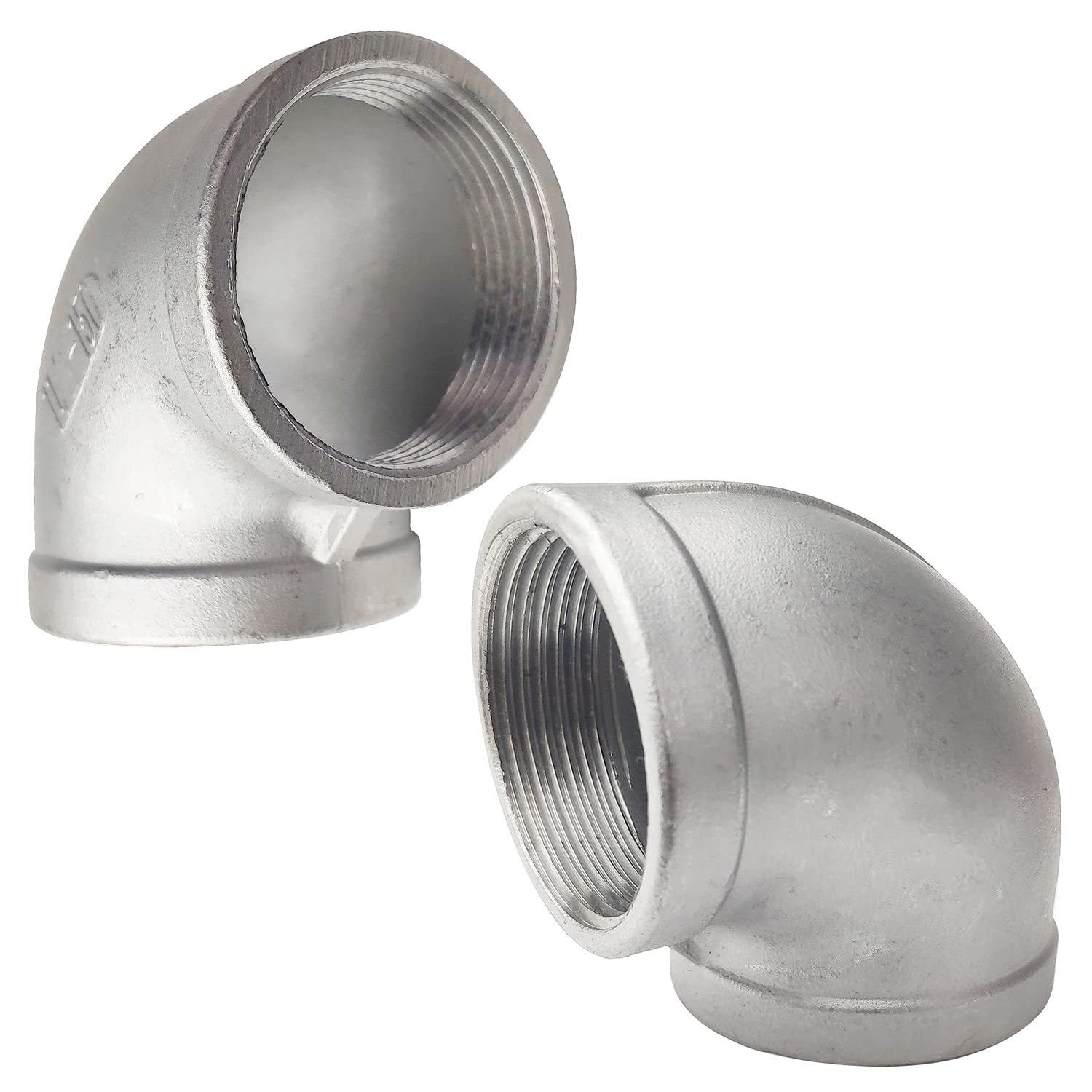 Snapklik.com : 2PCS 2" Female NPT Threaded Elbow 90 Degree Elbows ...