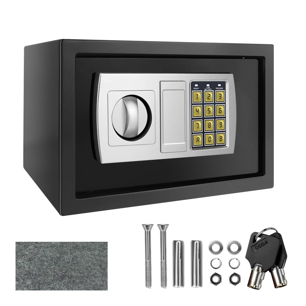 High Security 8.5L Safe Box Steel Lock Safe, Money Box, Safety Box ...