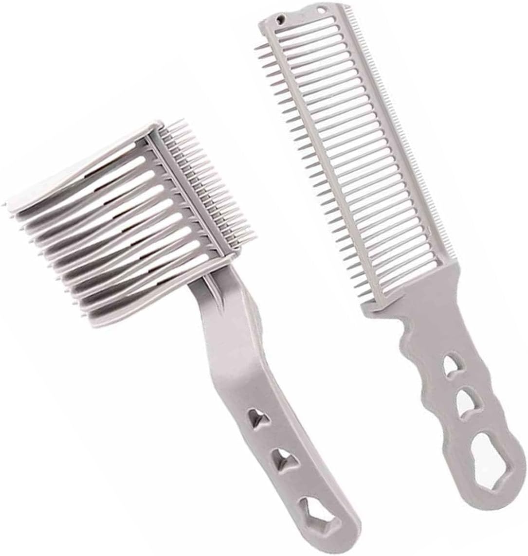Amazon.com : Molain Fade Combs, Barber Gradient Positioning Combs, Flat/Curved Push Edge for ...