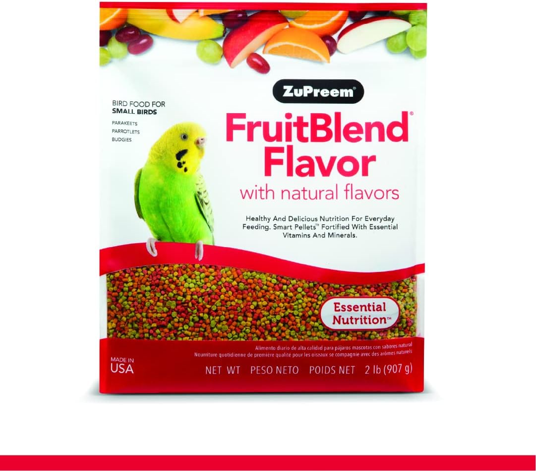 Amazon.com: ZuPreem FruitBlend Bird Pellets, Daily Bird Food for ...