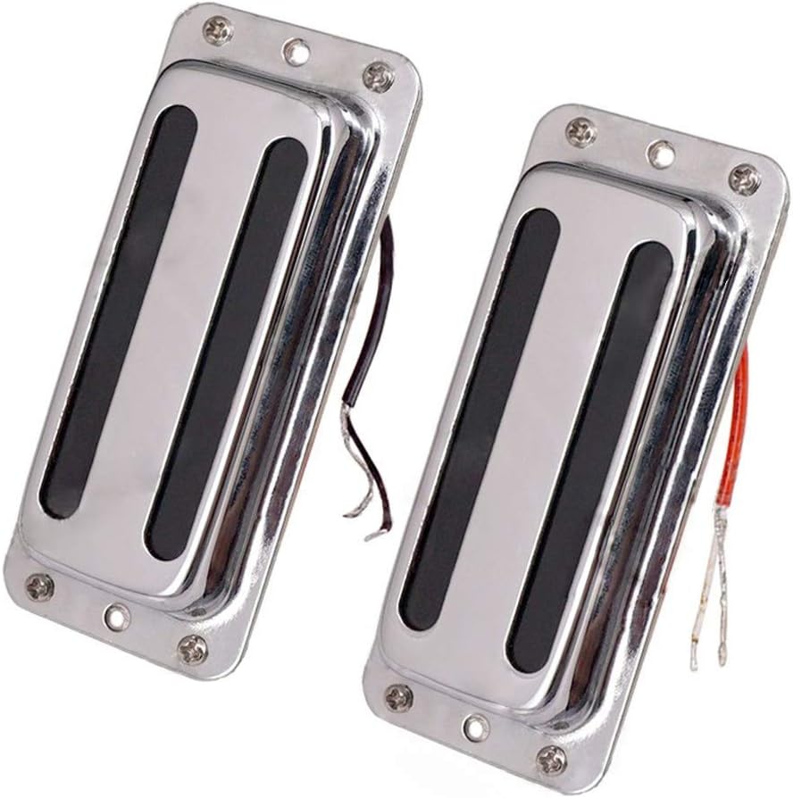 Amazon.com: Set of 2pcs Electric Guitar Pickup Humbucker with Brass ...