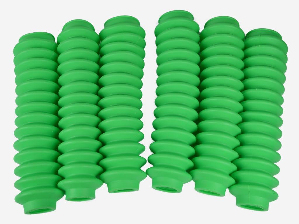 Amazon.com: 6 Shock Boots Lime Green Fits Most Shocks for Jeep ...
