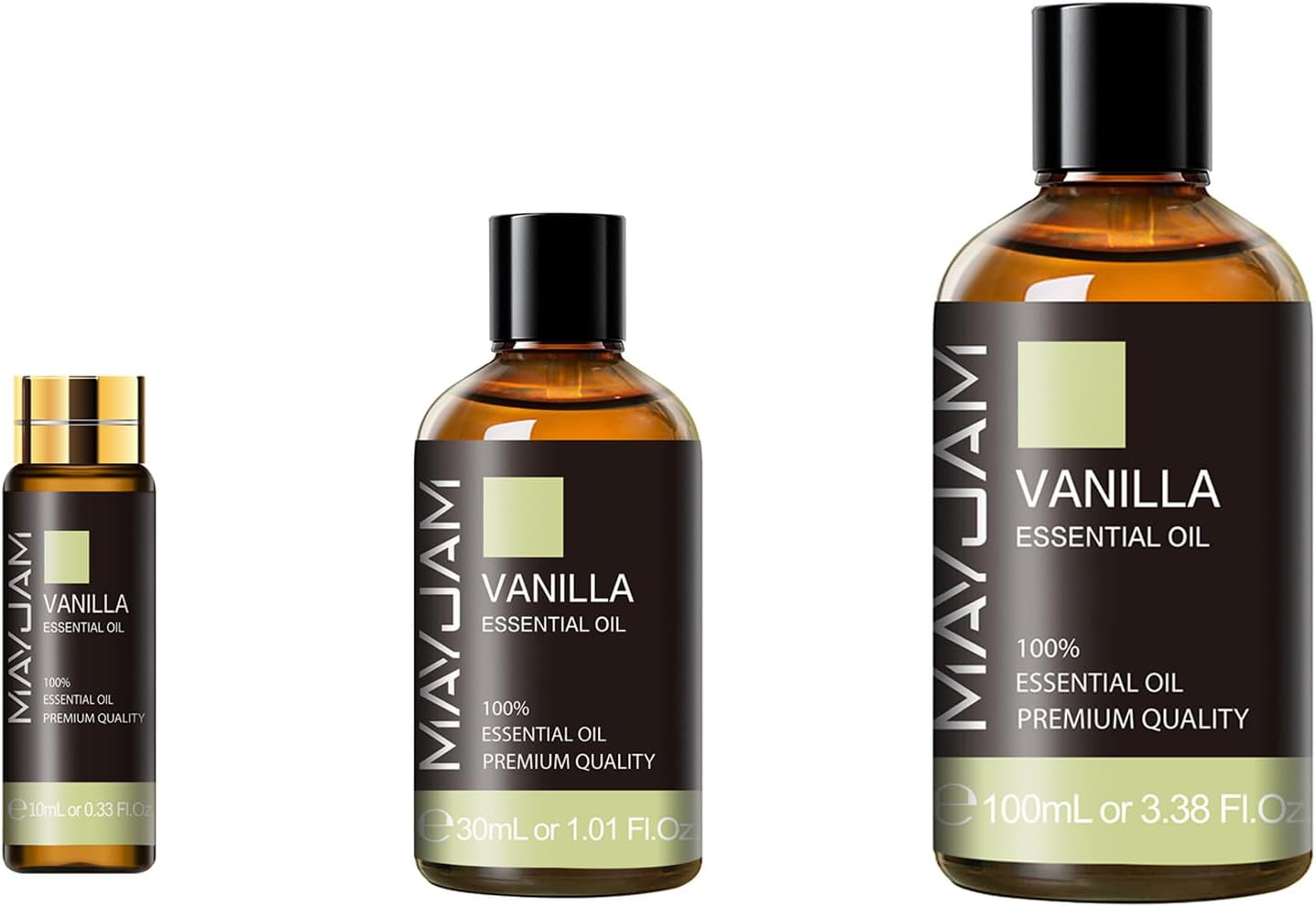 Amazon.com: MAYJAM 10ML 30ML 100ML Vanilla Essential Oil : Health ...