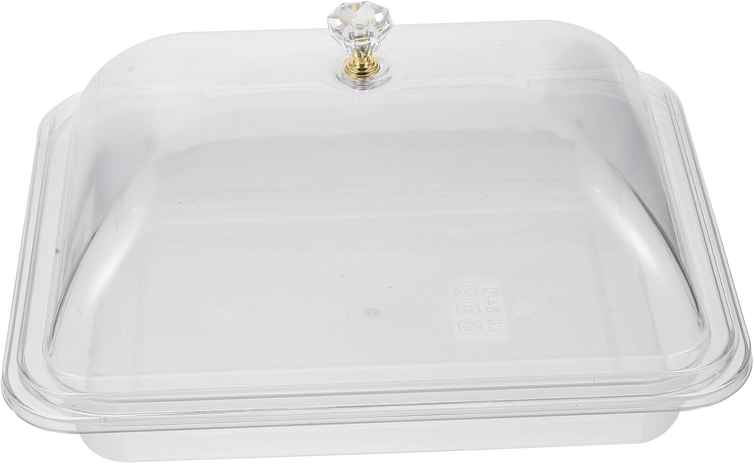 Amazon.com: Housoutil Acrylic Cake Stand with Dome Cover Clear ...
