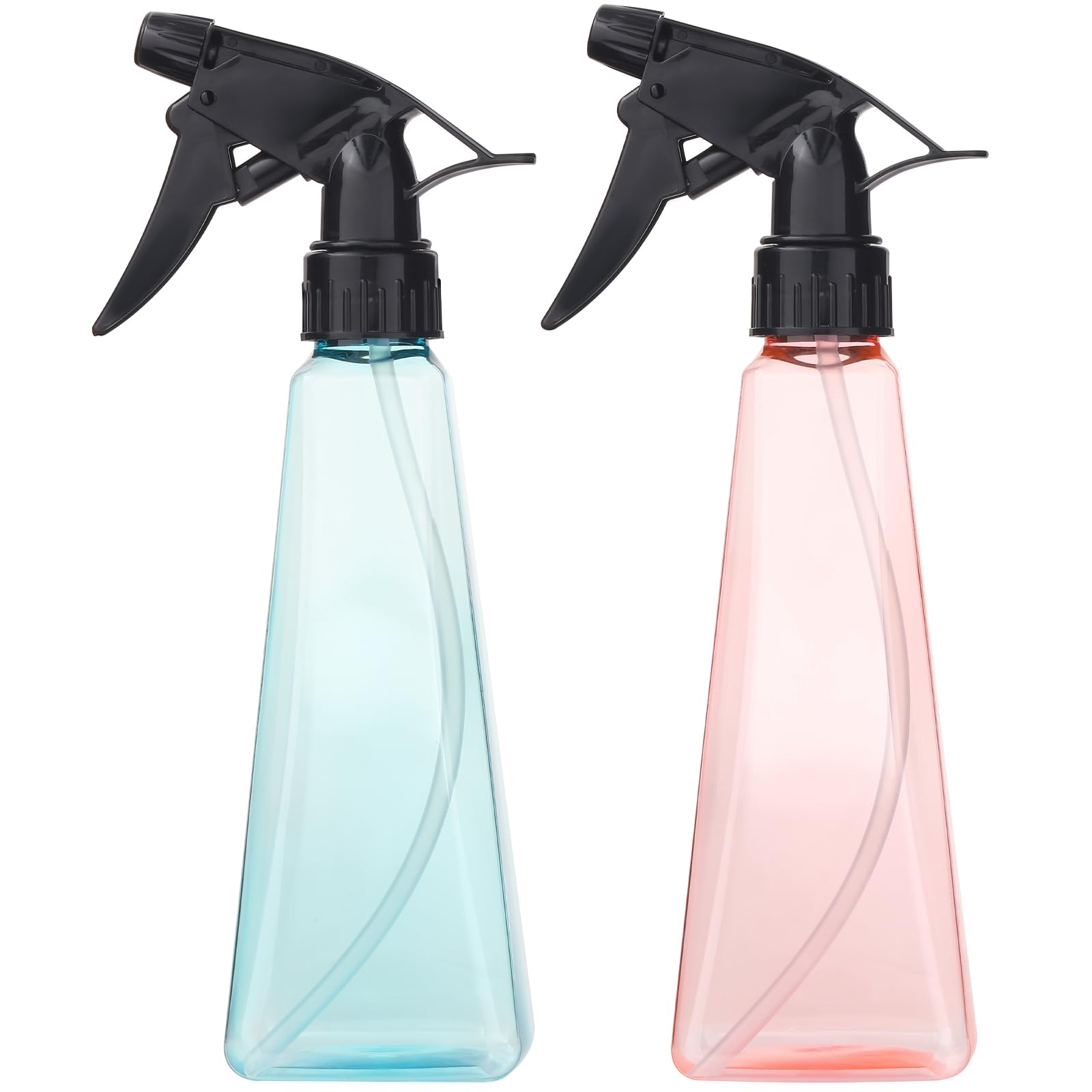 Amazon.com: Spray Bottles (2-Pack, 12 Oz.) Mist/Stream, Plastic Water ...